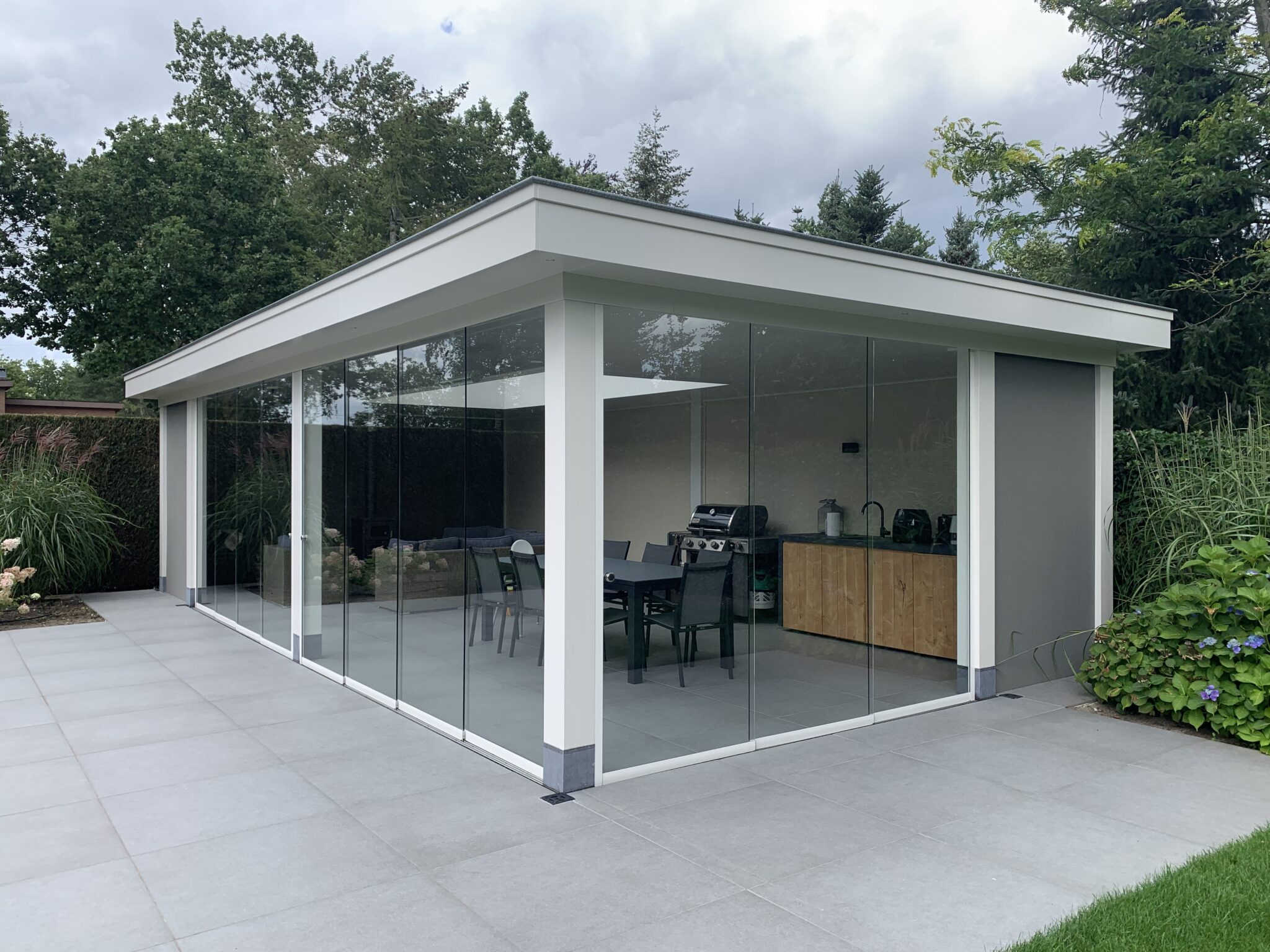 Tuinkamers – Veranda van hout