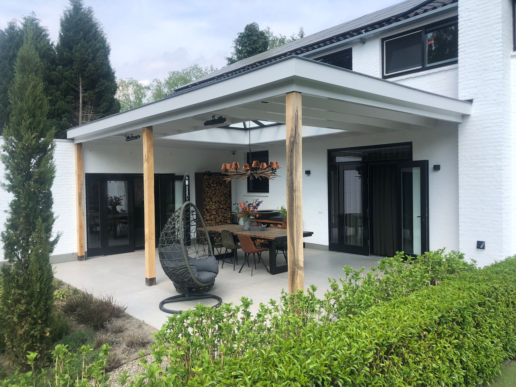 Veranda van hout – Veranda's, lichtstraten & tuinkamers